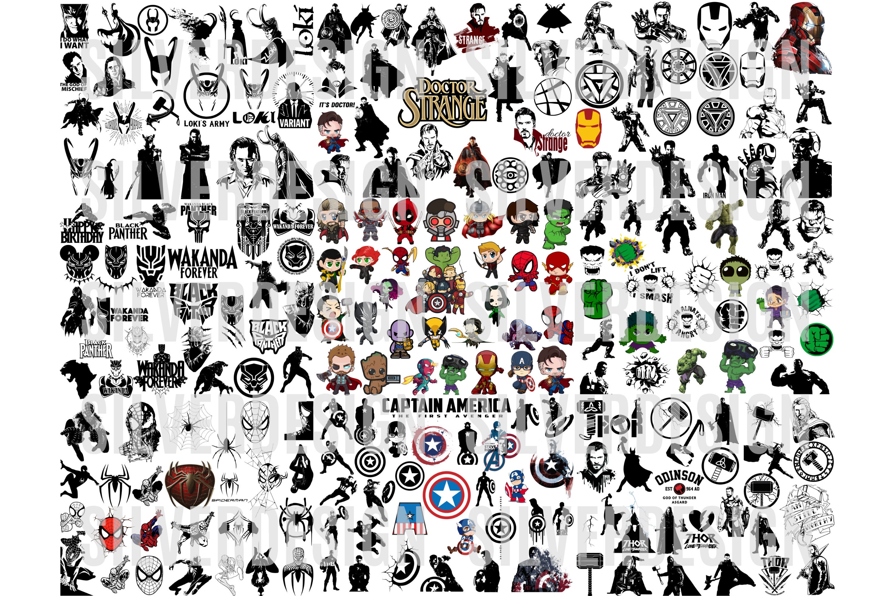 Avengers SVG Bundle Clipart Avengers Cricut Marvel Svg Iron - Etsy ...