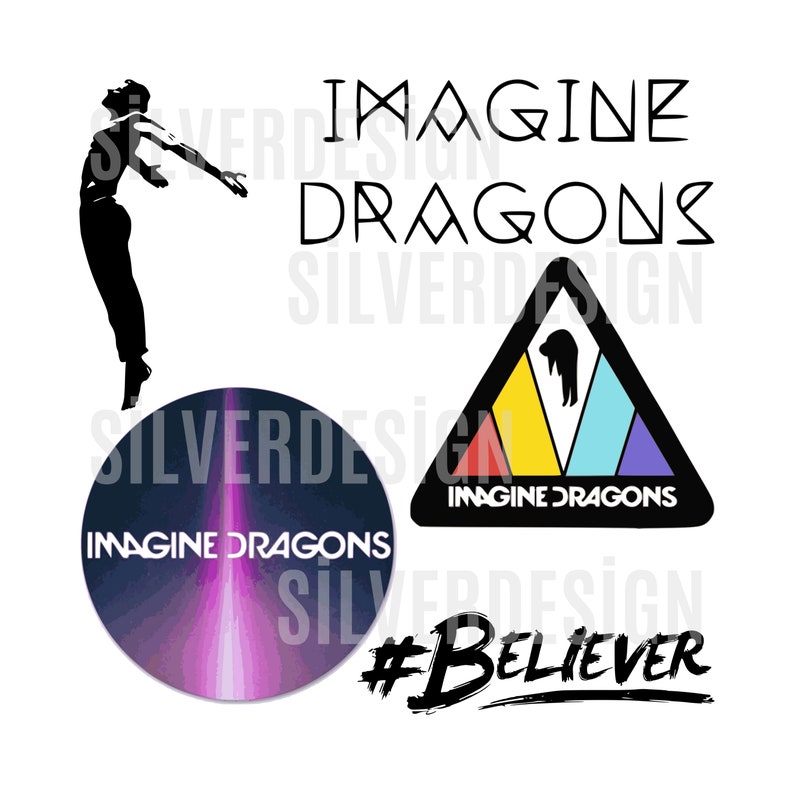 Imagine Dragons SVG Bundle Clipart Png Pdf Svg Dxf Eps Cut - Etsy Canada