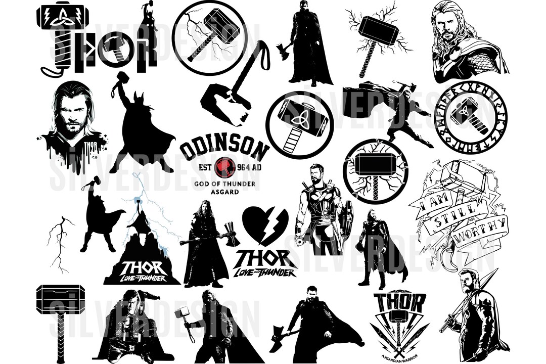 Thor SVG Bundle, Ragnarok, Cut File for Cricut, Digital Download ...