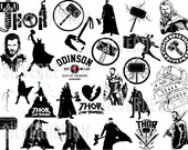 Thor SVG Bundle Ragnarok Cut File for Cricut Digital - Etsy