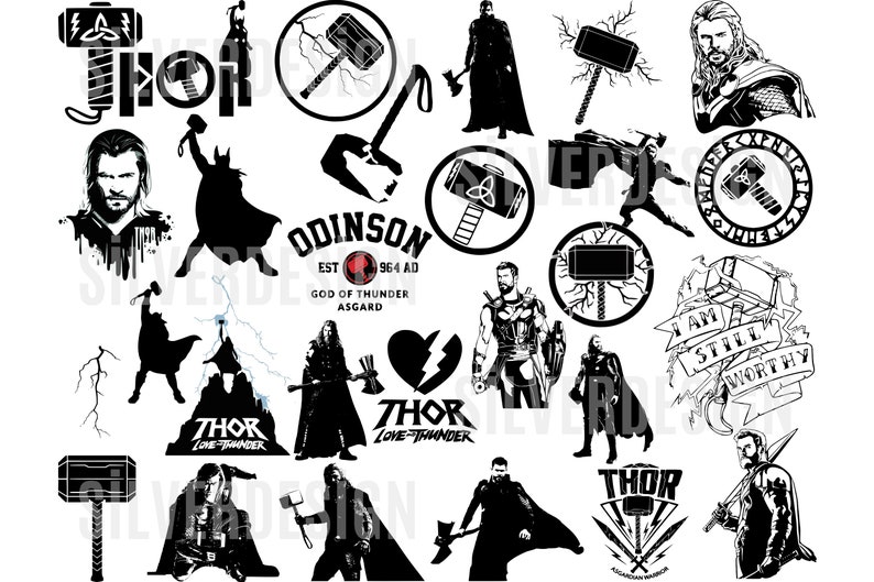 Thor SVG Bundle, Ragnarok, Cut File for Cricut, Digital Download ...