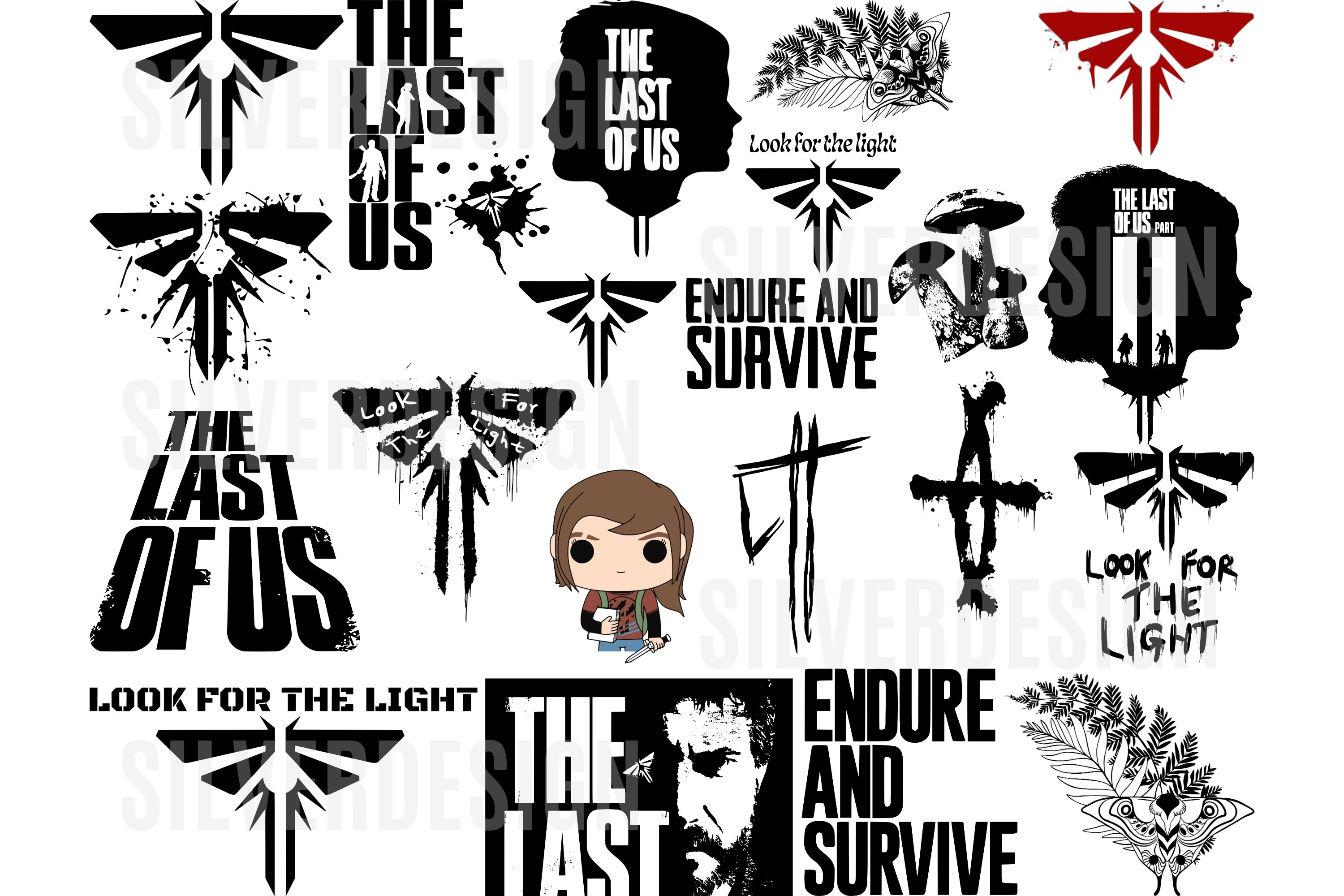 The Last of Us SVG Bundle Clipart Cut File for Cricut - Etsy