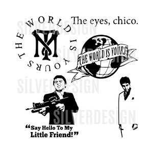 Scarface Svg Bundle, Tony Montana Svg, Scarface Png, Digital Downloads ...