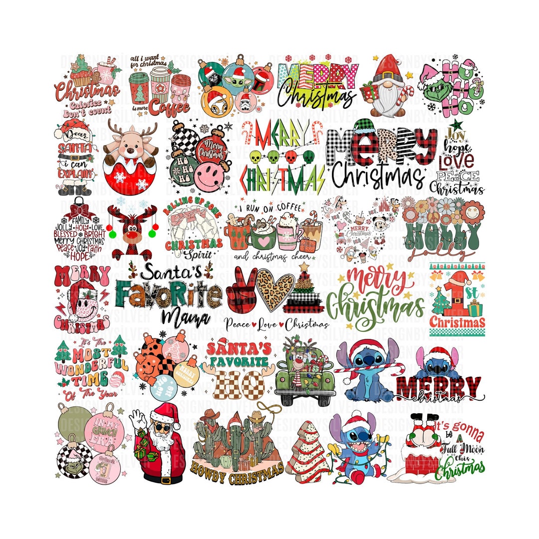 Christmas Svg Bundle, Christmas Clipart, Christmas Svg Files for Cricut ...