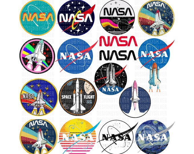Nasa SVG Bundle, Space Svg, Nasa Circle, Instant Download, Cosmos Svg ...