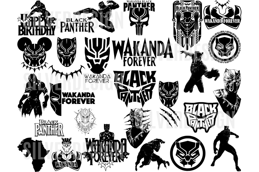 Black Panther SVG Bundle - Wakanda Forever - Perfect Cut File for ...
