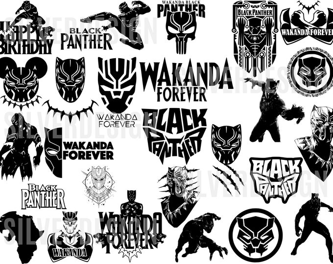 Black Panther SVG Bundle - Wakanda Forever - Perfect Cut File for ...
