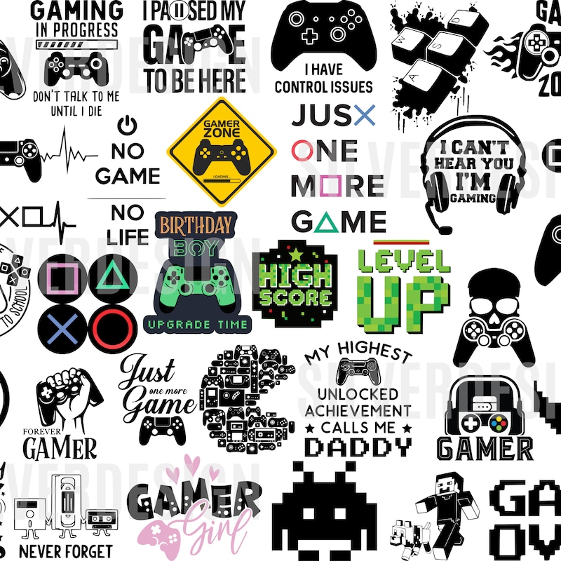 Gamer Svg - Etsy