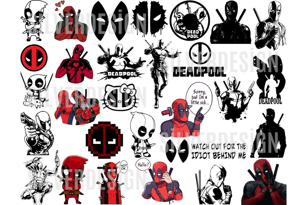 Deadpool Svg, Marvel Svg, Comics Svg, Deadpool Png, Digital Downloads ...