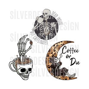 Skeleton Drink Coffee Svg Clipart Bunde, Skull Coffee, Skeleton Coffee ...