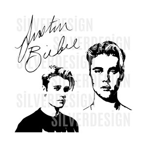 Justin Bieber Svg Bundle Clipart, Bieber Svg, Music Svg, Beliber ...