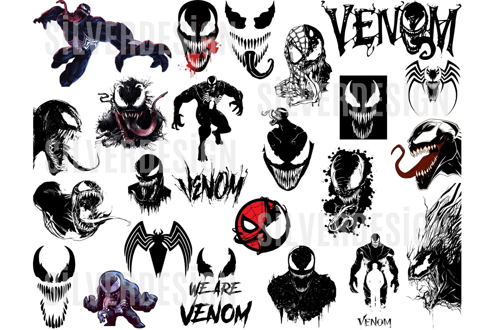 Venom SVG Cut File Cricut Svg Bundle Venom Printable Vector - Etsy