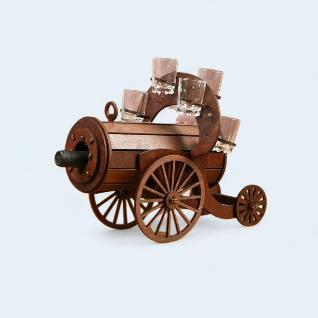 Digital File Mini Bar Machine Gun Ai. Cdr, Dxf Files for Laser Cut ...