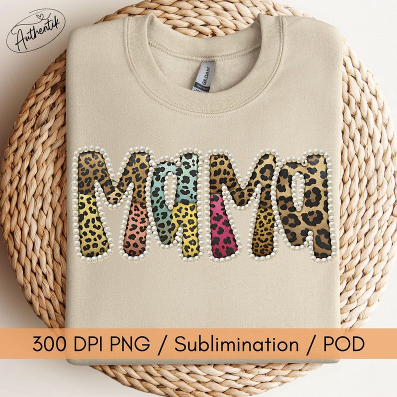 Leopard Checkered Retro Mama Png, Western Preppy Mom Gift (digital ...
