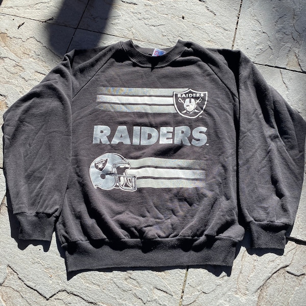 Vintage Football Raiders Sweatshirt - Etsy
