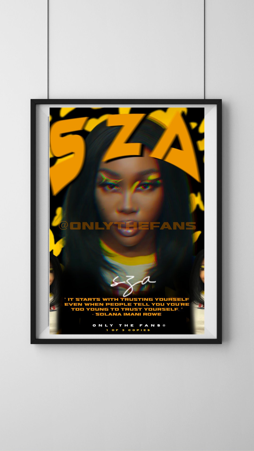SZA Poster Fan Merch Wall Art Wall Decor 18 X 24 Print - Etsy UK