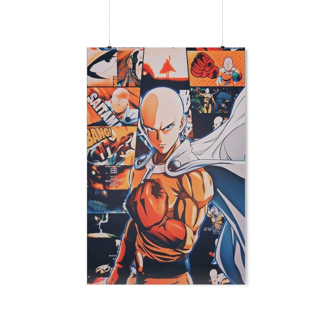 One Punch Man Saitama Vertical Posters - Etsy