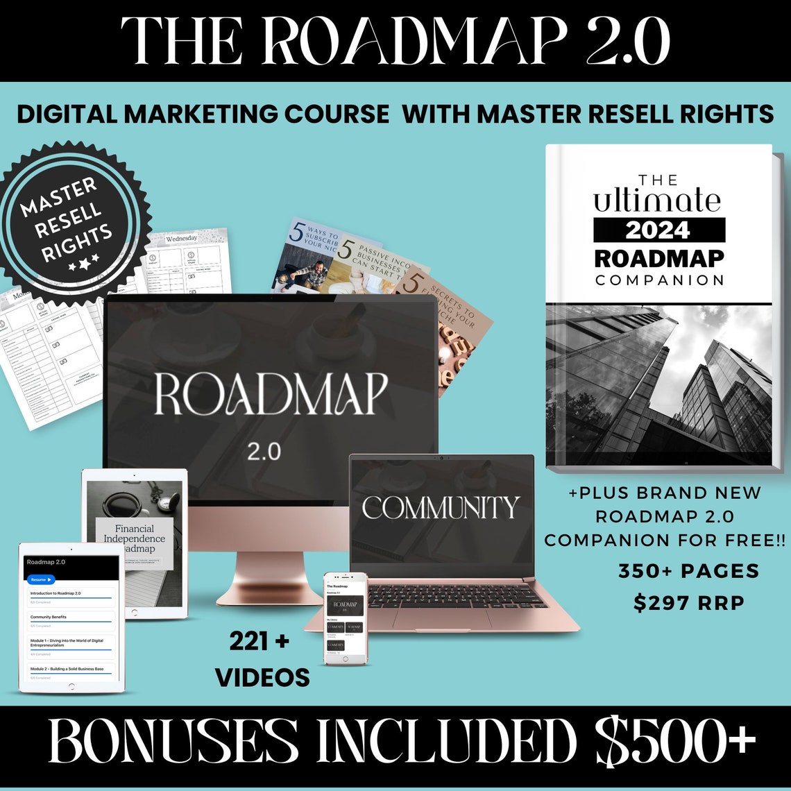The Roadmap 2.0 Course, ROADMAP COMPANION WORKBOOK, Master Resell ...