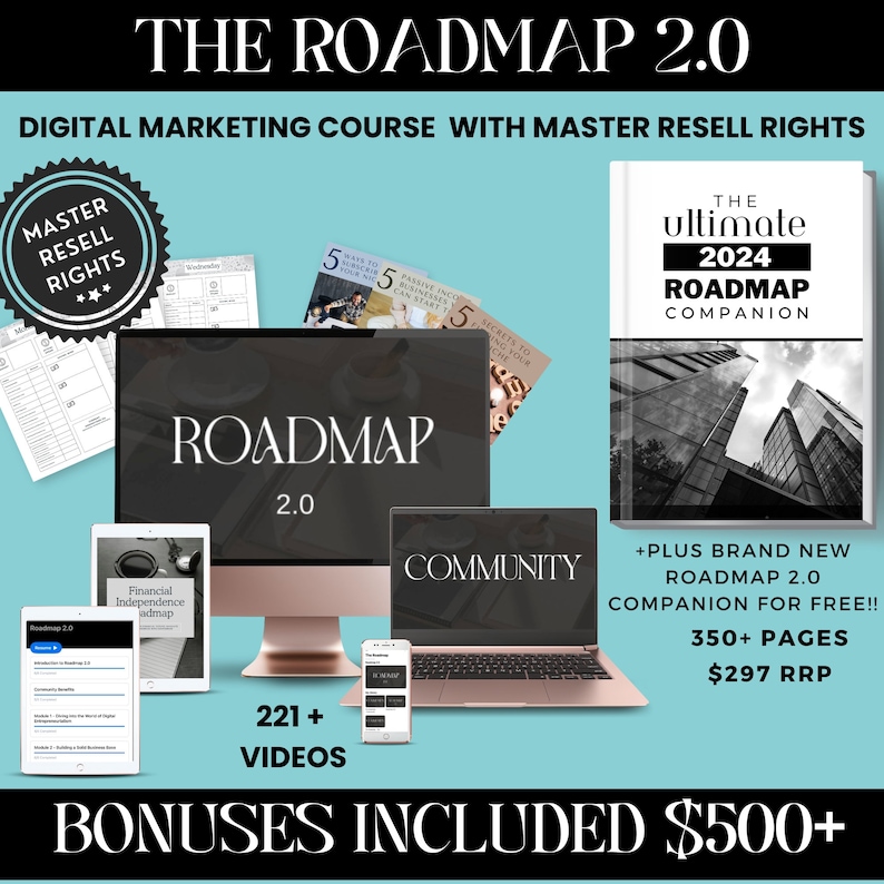 The Roadmap 2.0 Course, ROADMAP COMPANION WORKBOOK, Master Resell ...