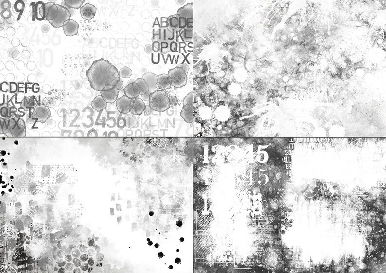 INK SAVING BACKGROUNDS - Printable, Digital Papers, Junk Journal ...
