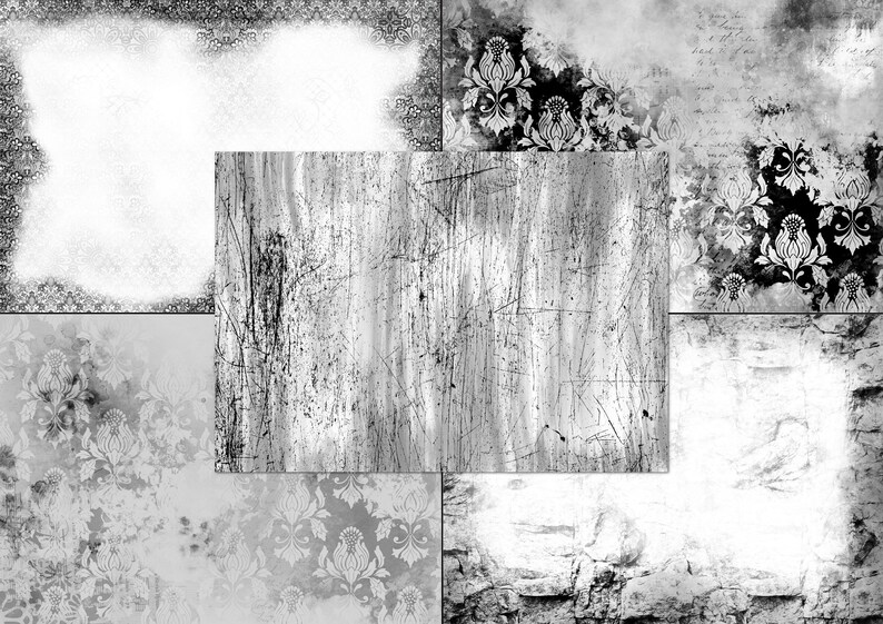 INK SAVING BACKGROUNDS 2 - Printable, Digital Paper, Collages, Junk ...