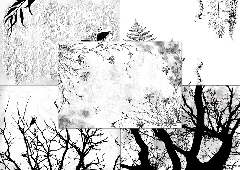 INK SAVING BACKGROUNDS 2 - Printable, Digital Paper, Collages, Junk ...