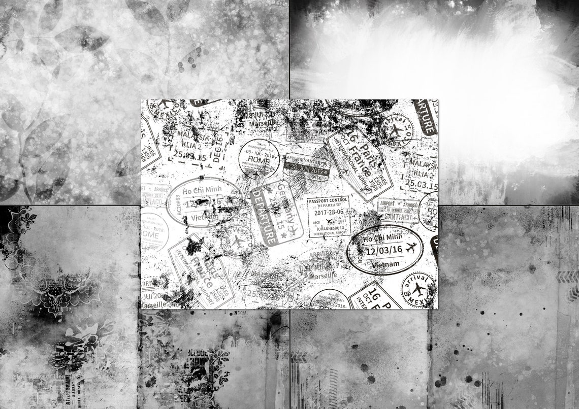 INK SAVING BACKGROUNDS 2 - Printable, Digital Paper, Collages, Junk ...