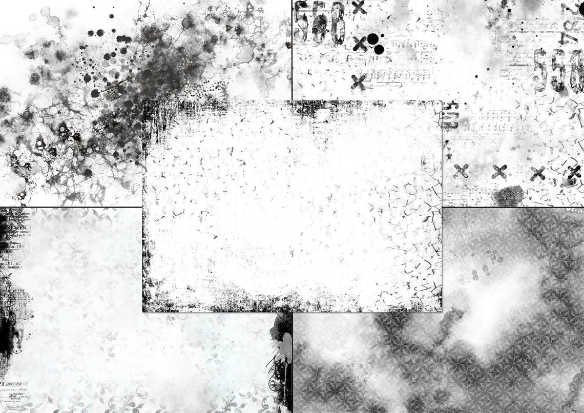 INK SAVING BACKGROUNDS 2 - Printable, Digital Paper, Collages, Junk ...