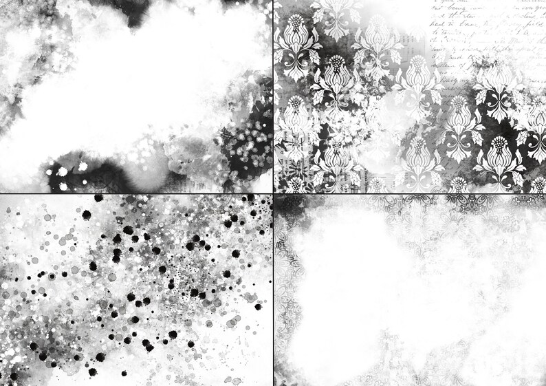 INK SAVING BACKGROUNDS - Printable, Digital Papers, Junk Journal ...