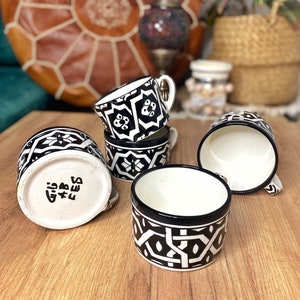 Moroccan Handmade Coffee Mug - A Blend of Artistry and Elegance | 600ml ...