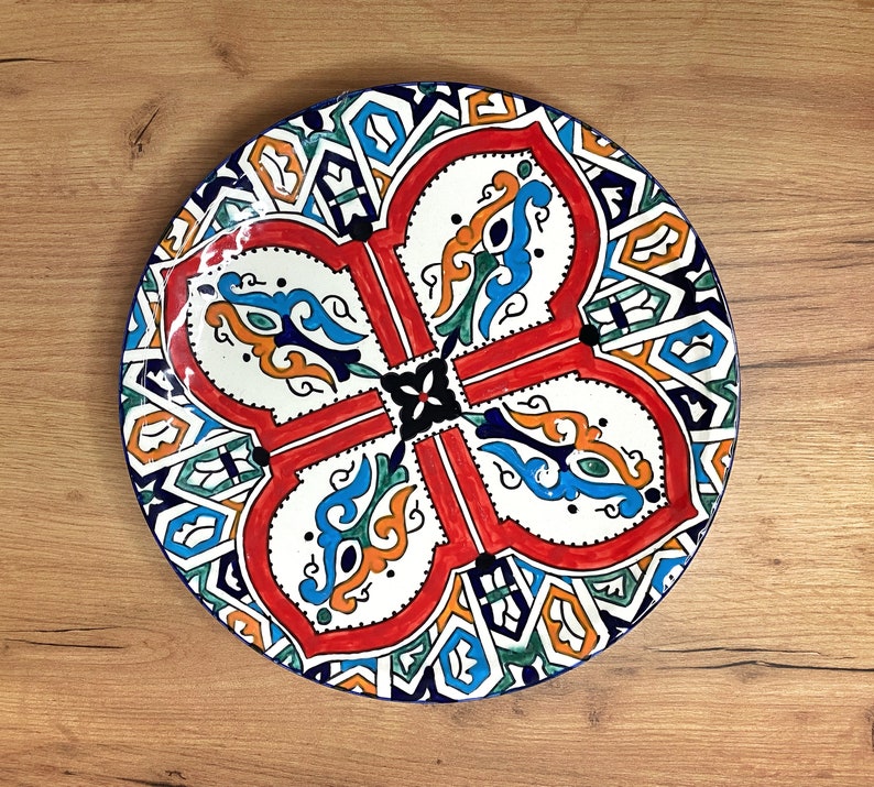 Hand-painted Moroccan Serving Plates High Quality Handcrafted Plate ...