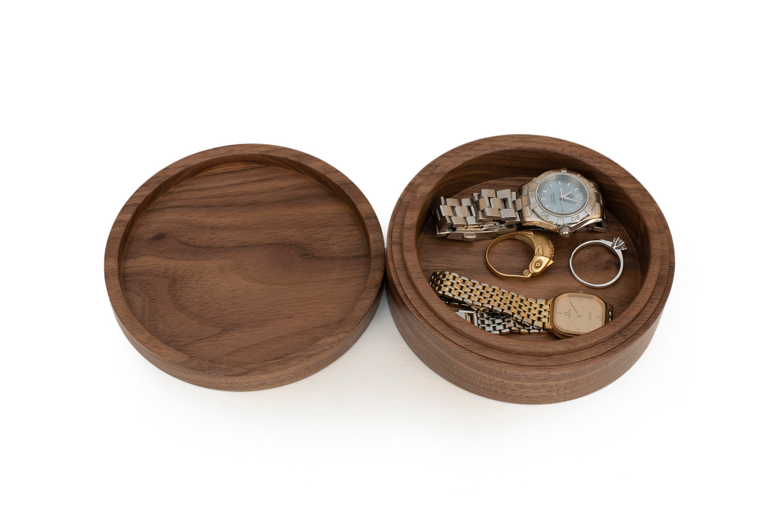 Keepsake Box, Handcrafted of Solid Walnut With Robin Marquetry Inlay ...