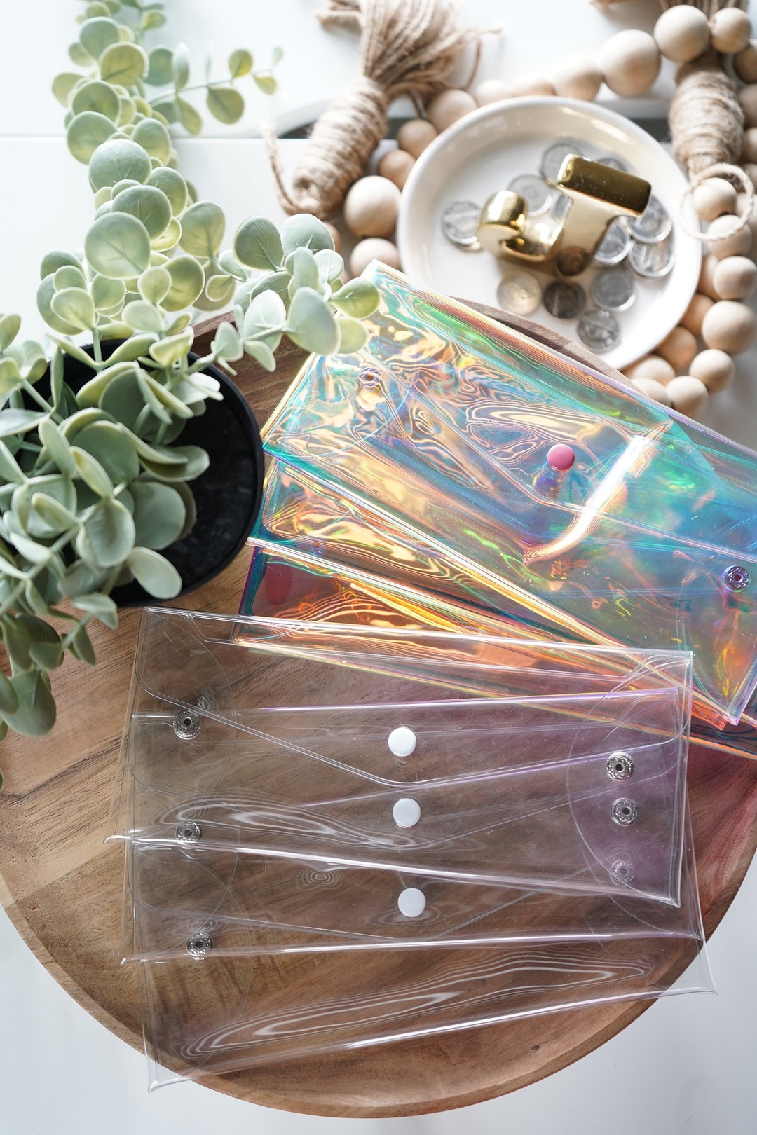 Cash Envelope Pouch With Snaps Money Carrier Money Envelope Cash Pouch ...