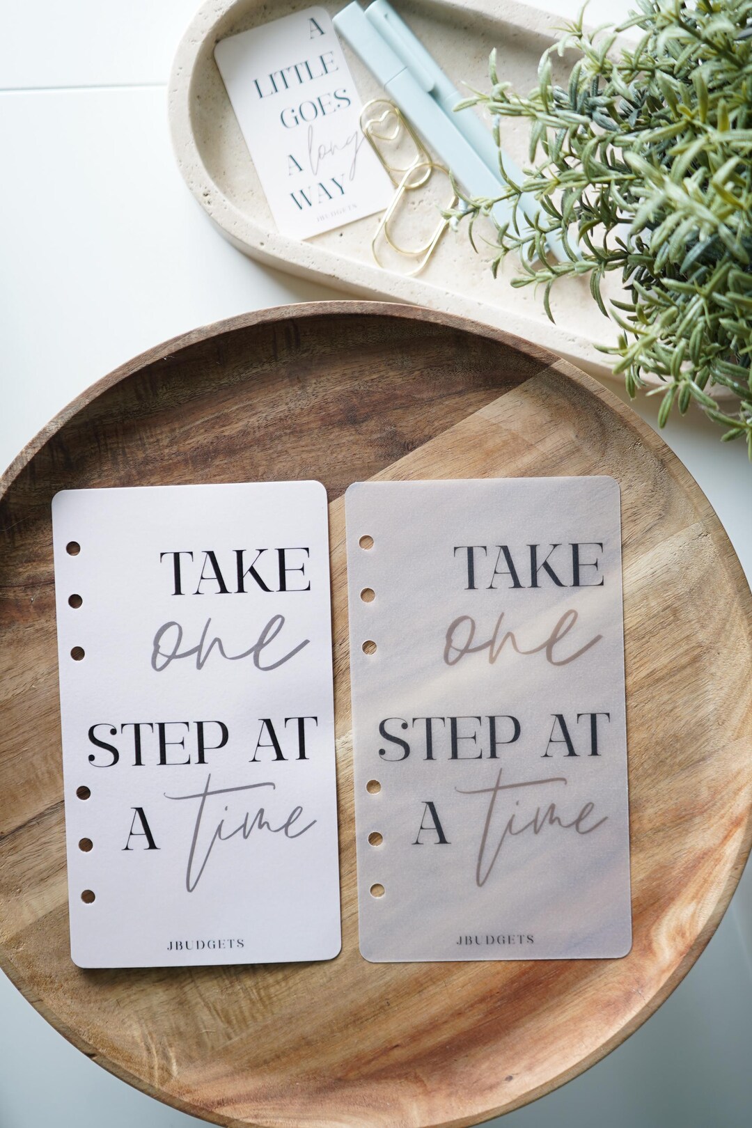 Take One Step at A Time A6 or A5 Dashboard | A6 or A5 Dashboard ...
