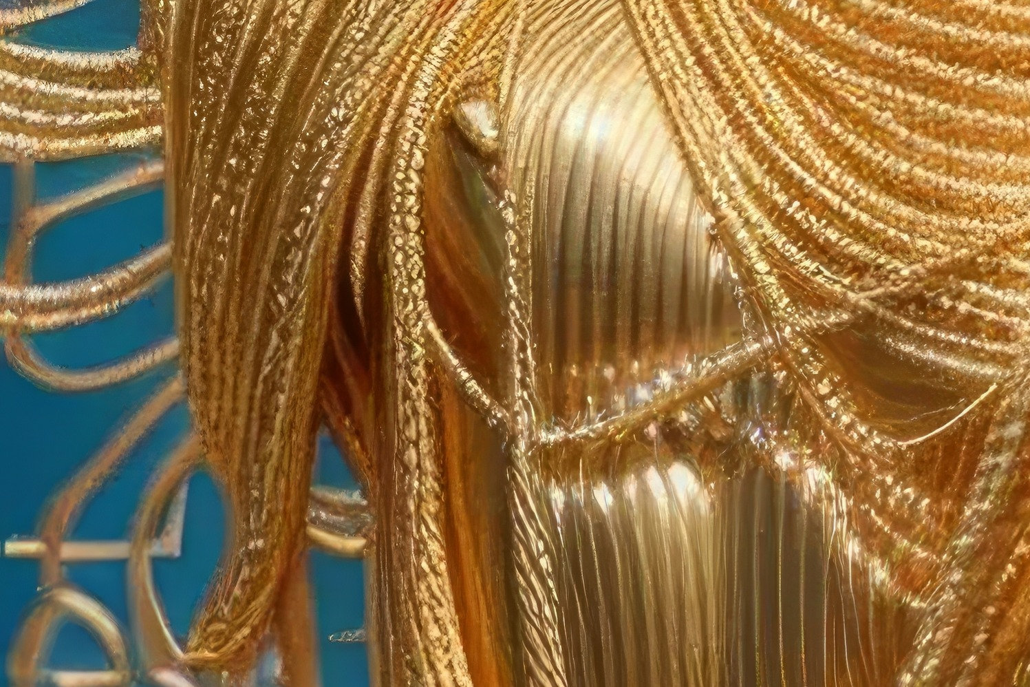 Virgin Mary Golden Sin Canvas 40x30 W/coa - Etsy