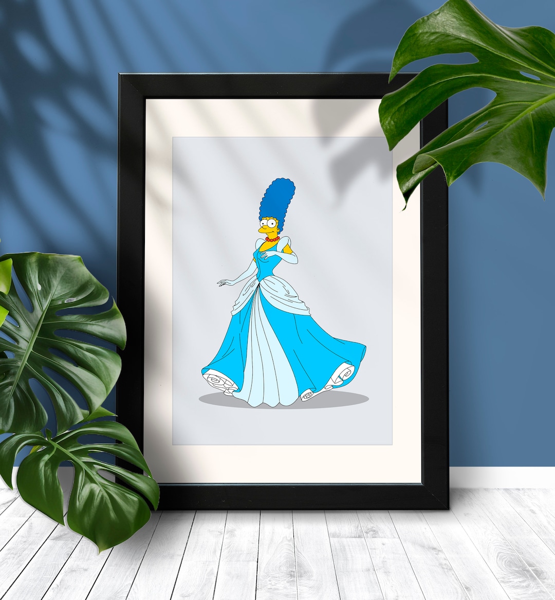Cinderella Marge Simpsons - Etsy