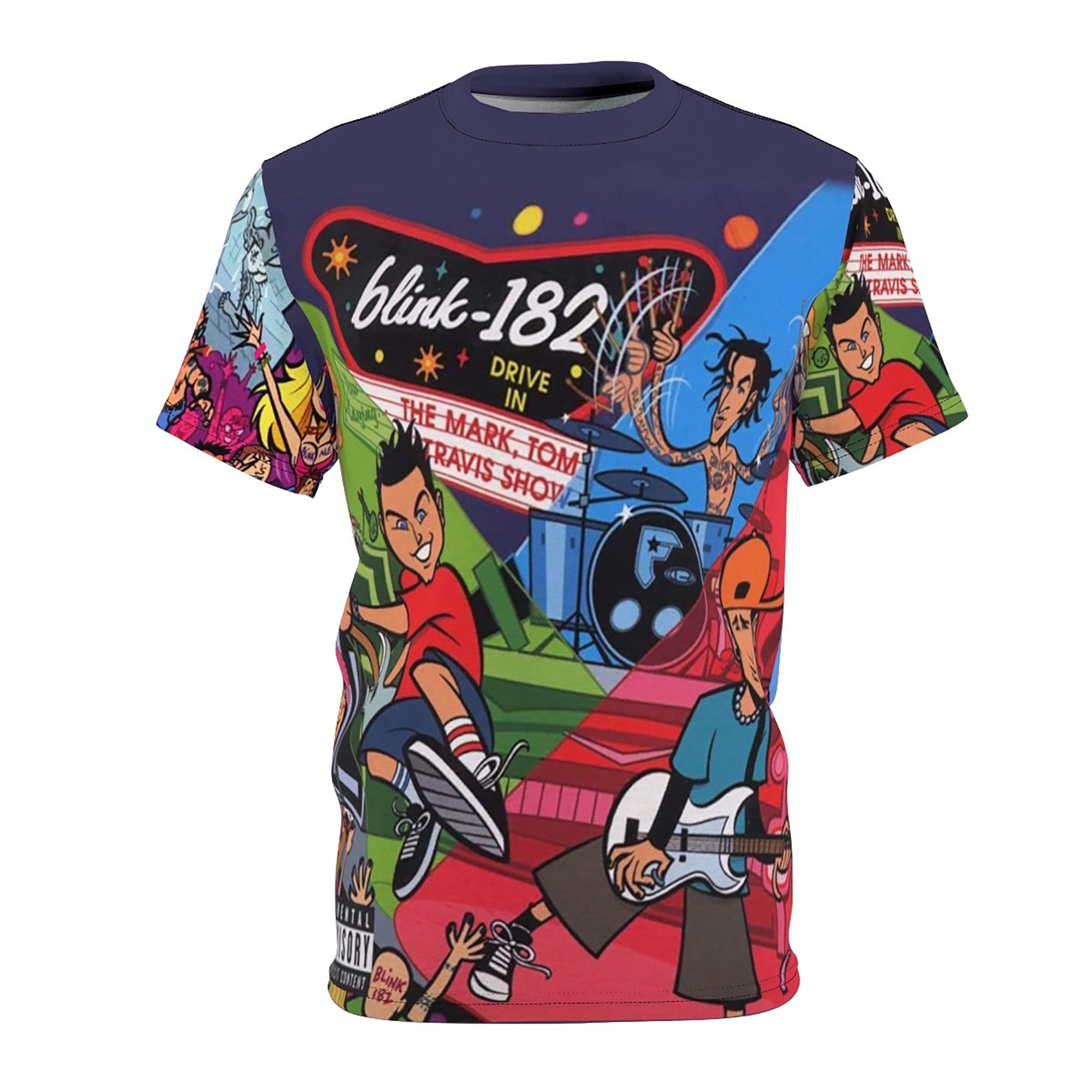 B182 The Mark Tom & Travis Show Album Cover All Over Print Shirt ...