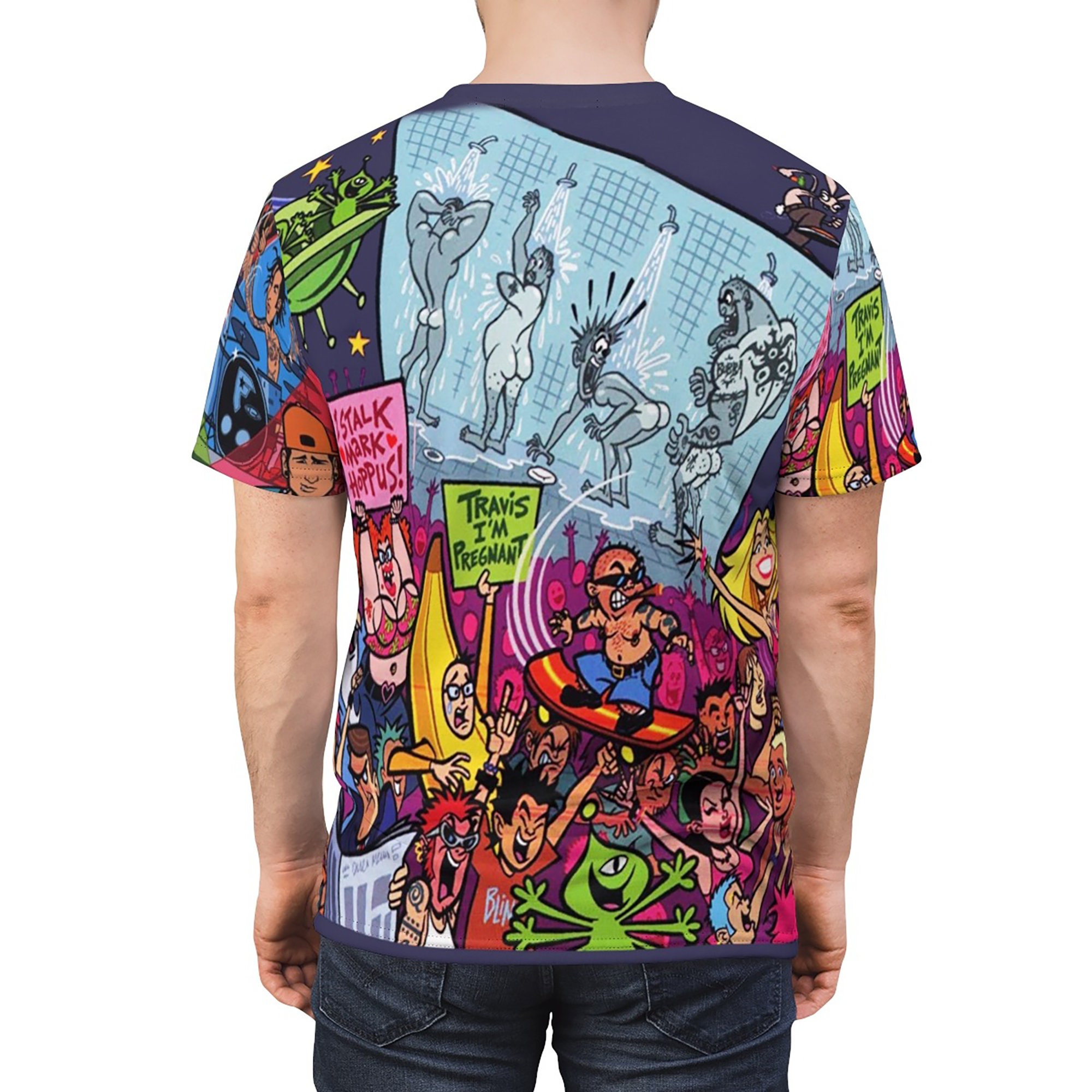 B182 The Mark Tom & Travis Show Album Cover All Over Print Shirt ...