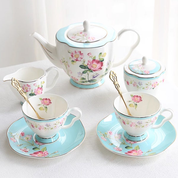 English Tea Cup Set - Etsy
