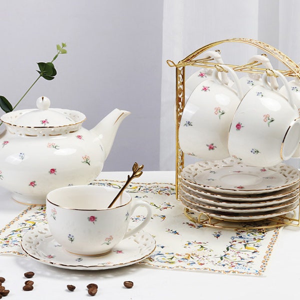 Ceramic Tea Set - Etsy