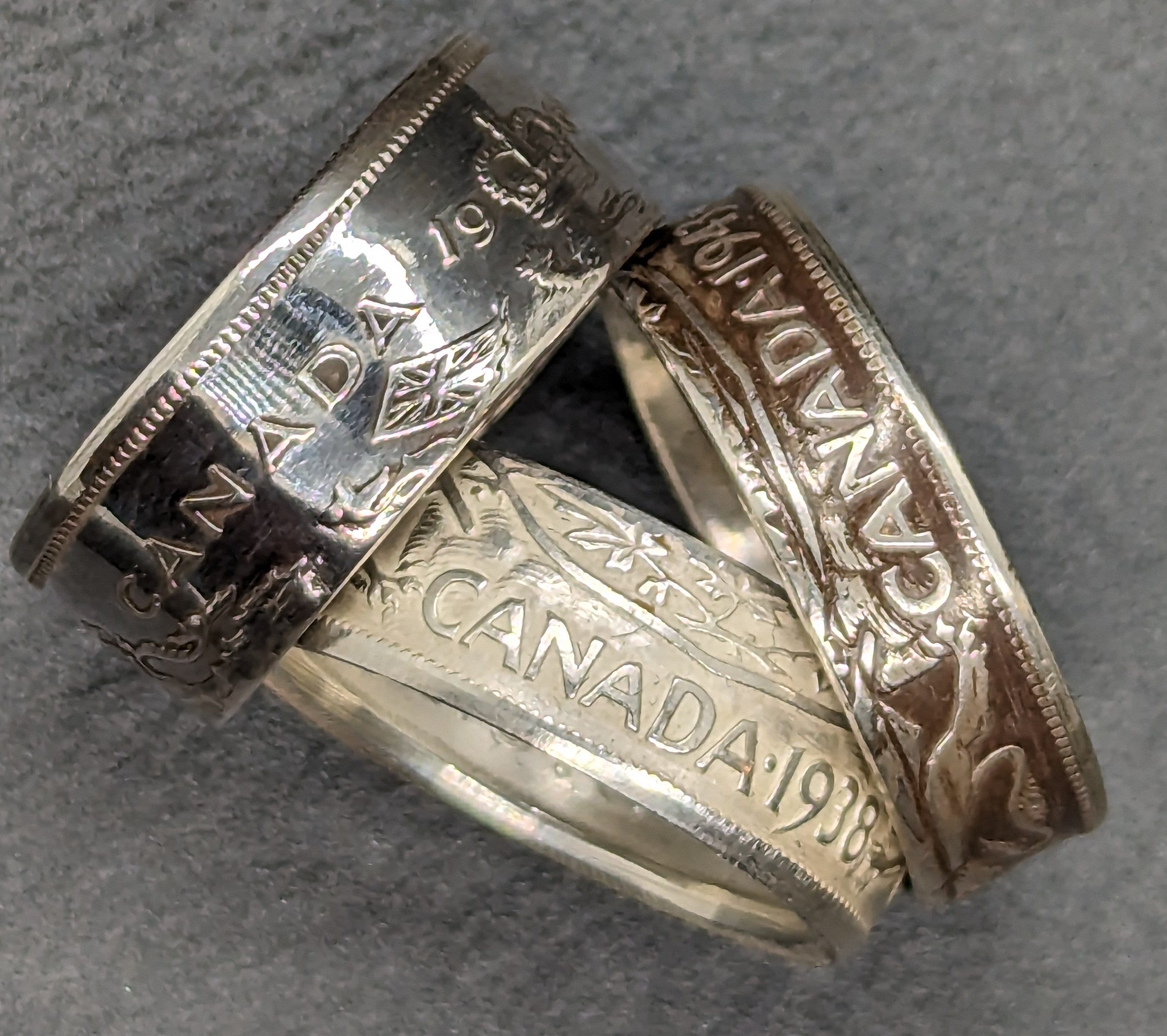Coin Ring British India Rupee Coin 1865-1900 Empress Victoria Silver ...