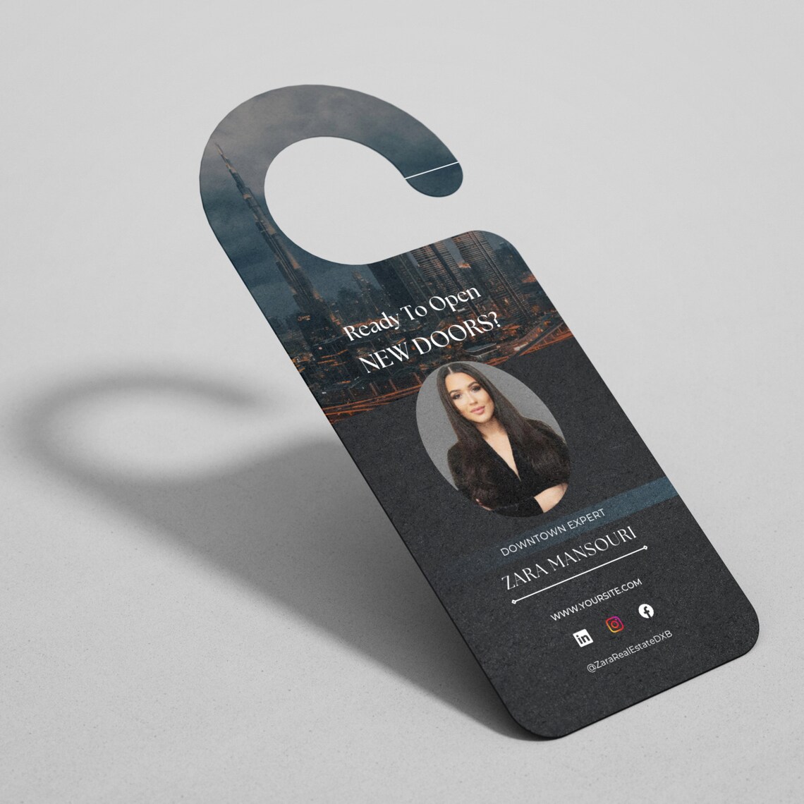 Real Estate Agent Door Hanger Template Bundle (canva) - Etsy