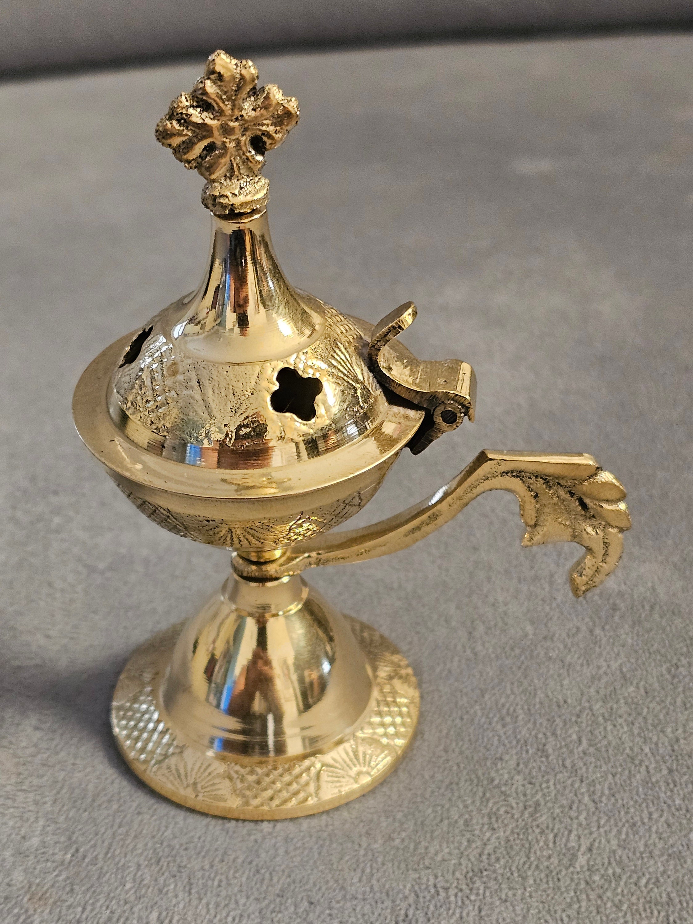 Christian Incense Burner From the Holy Land Height 11 Centimeters - Etsy