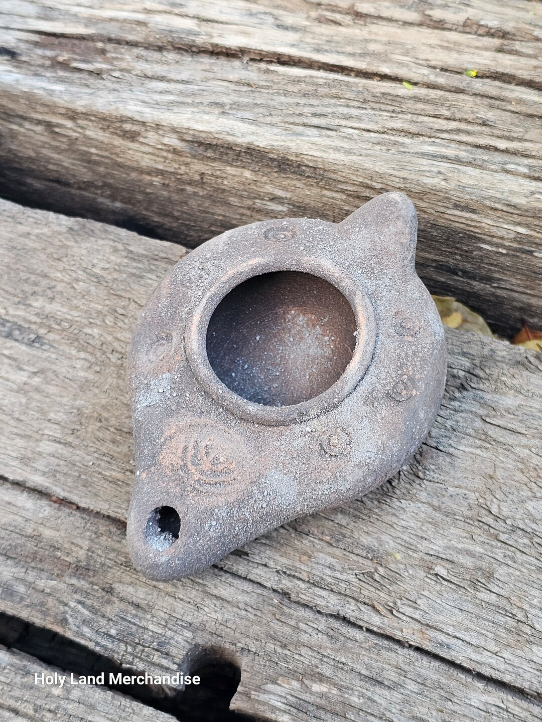 Ancient-style Clay Oil Lamp - Handmade in Jerusalem | Holy Land Pottery ...