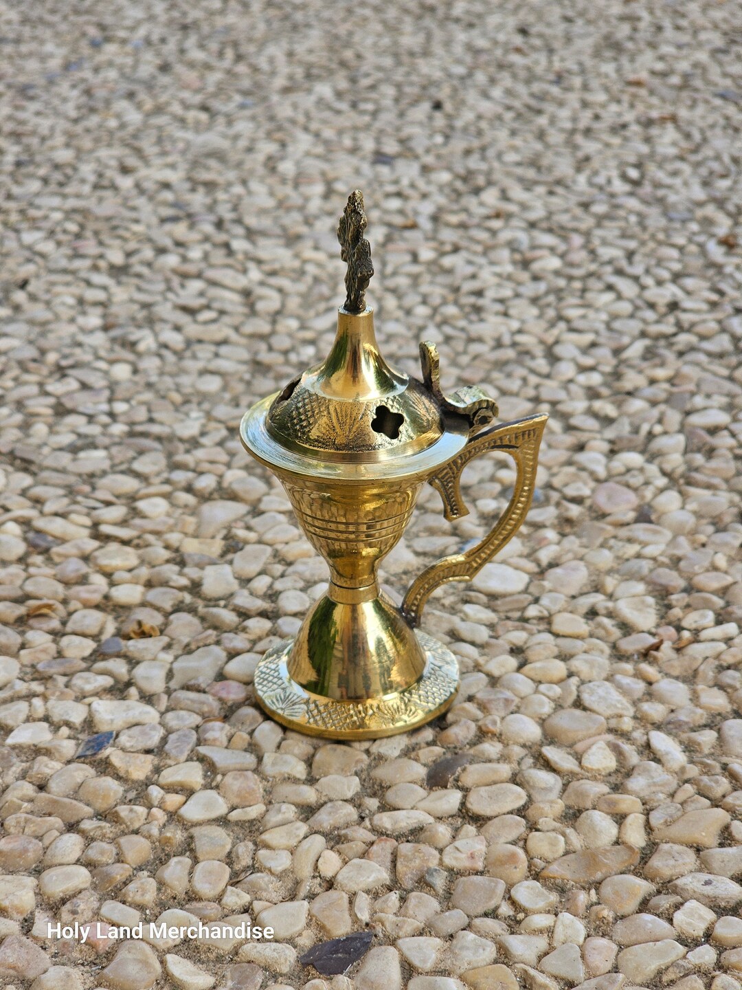 Christian Incense Burner From the Holy Land Height 11 Cm Comes With 20 ...