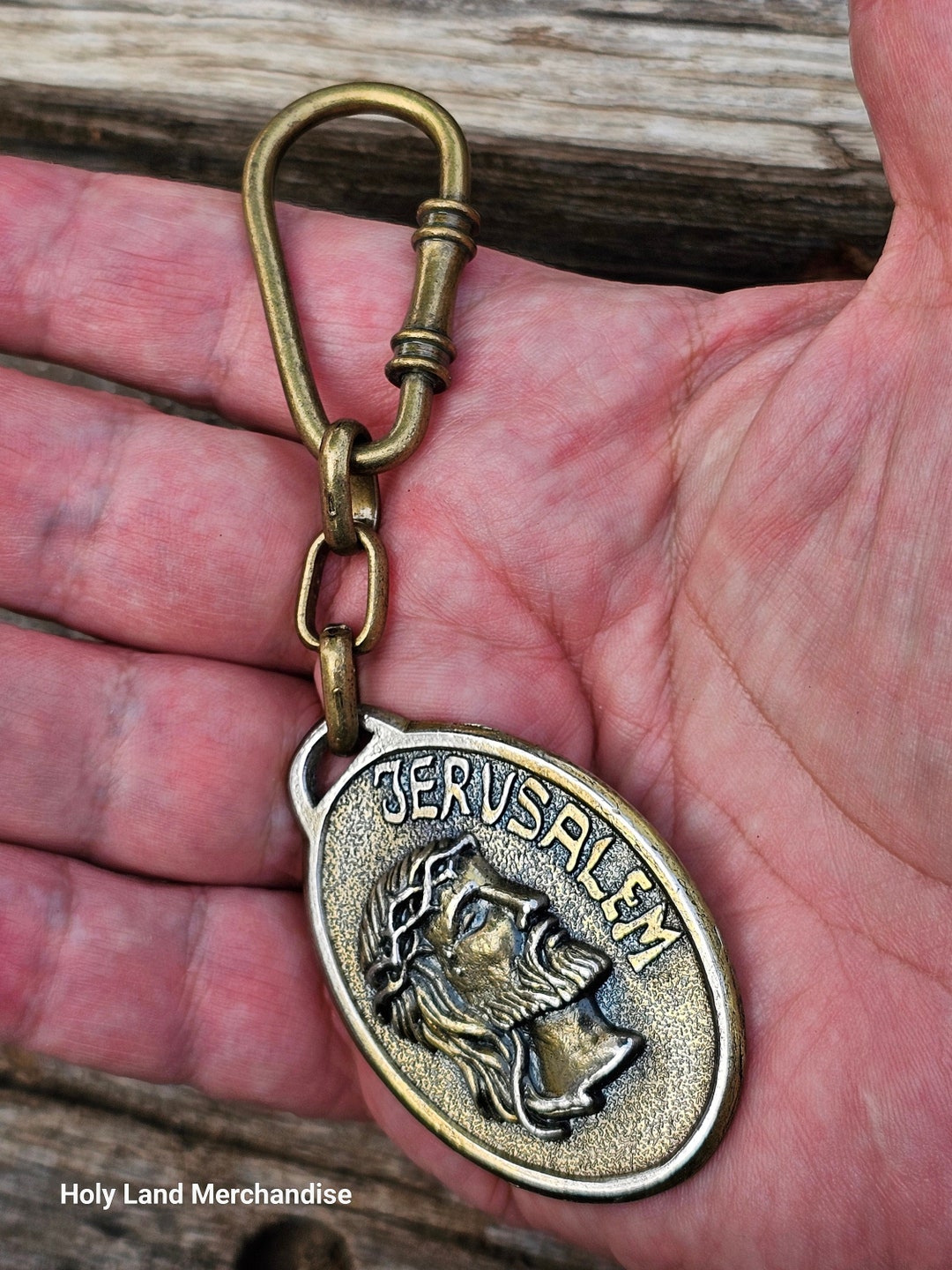A 25-year-old Key Ring Made of Brass From Jerusalem the Holy Land - Etsy