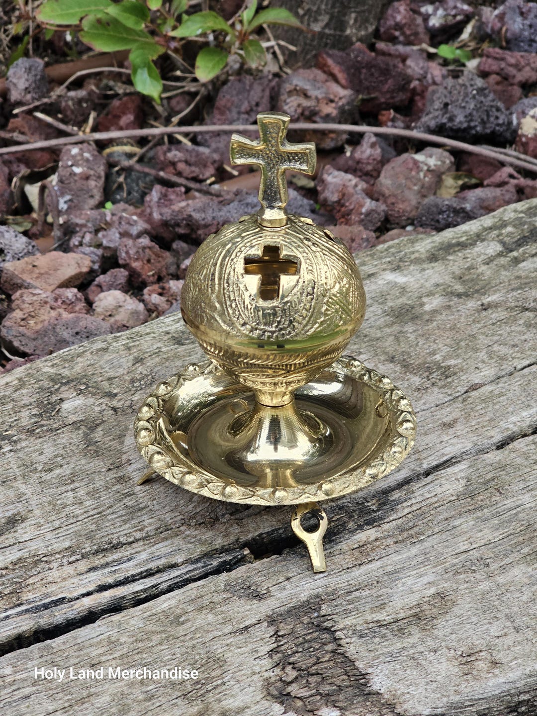 Christian Brass Incense Burner: Holy Land Church Decor - Etsy