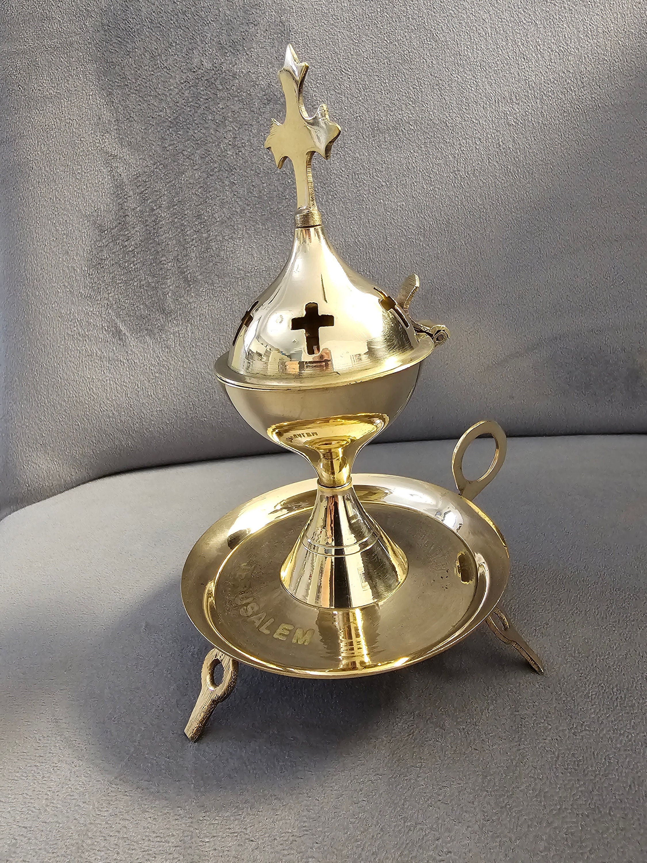 Christian Incense Burner From Jerusalem the Holy Land Height 15 ...