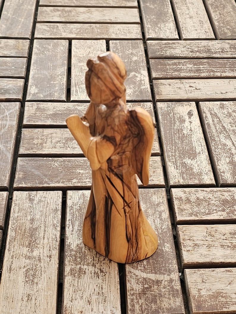 Holy Family Angel Olive Wood Handmade From Nazareth,the Holy Land. - Etsy