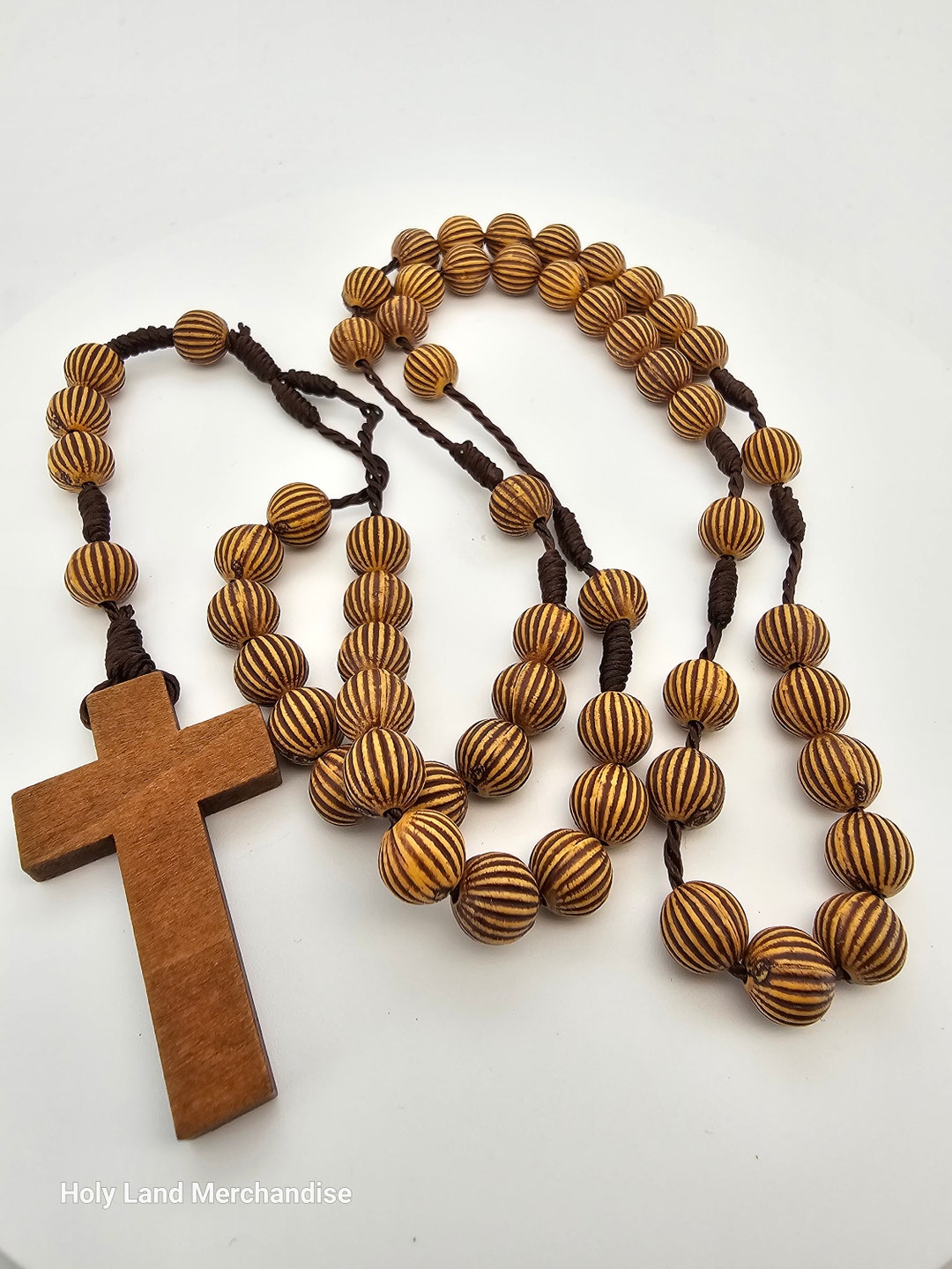 Rosary Made by Hand From Jerusalem, the Holy Land Can Be Worn - Etsy